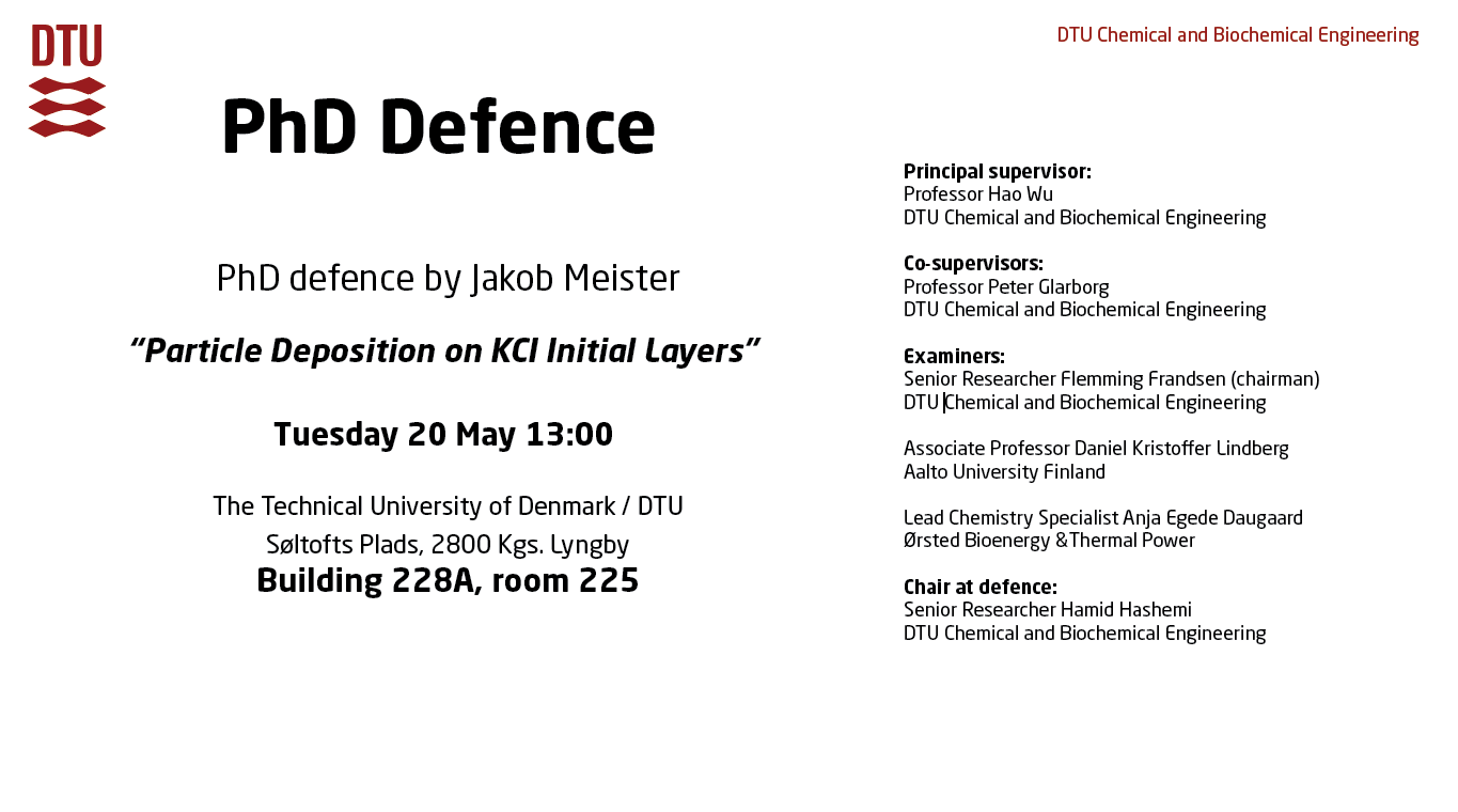 PhD Defence by Jakob Meister